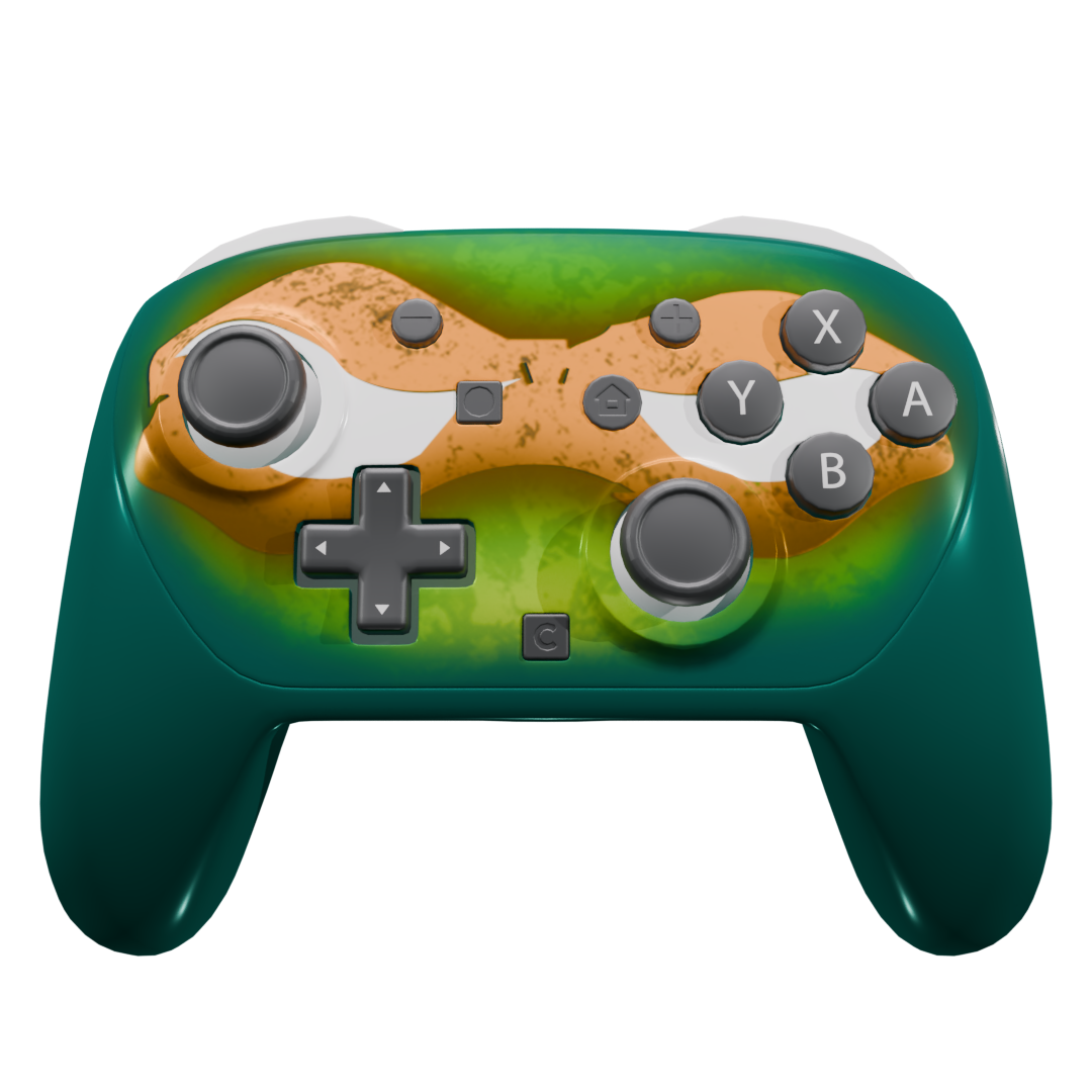 Turtle Power-Mikey– Nintendo Switch Pro 2 – Custom Controller ...