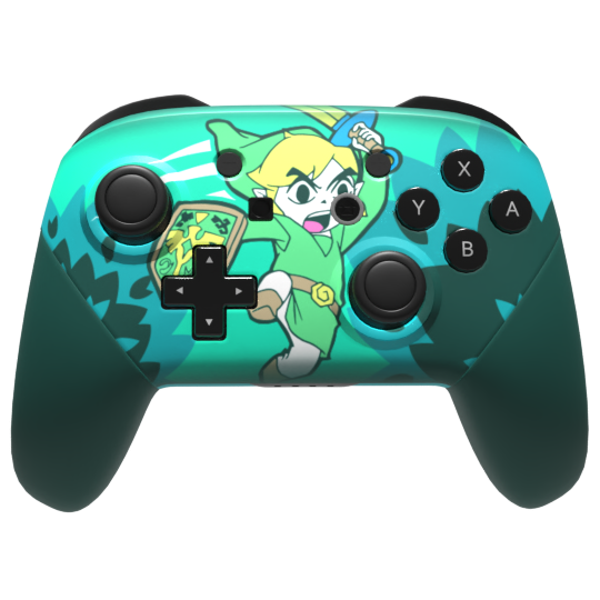 Toon Link – Nintendo Switch Pro – Custom Smash Controller – Controller ...