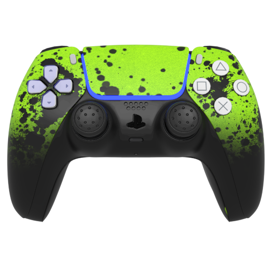 Toxic Lime – PS5 – Custom E Sports Controller | Controller Chaos