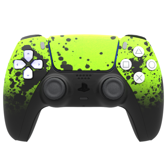Toxic Lime – PS5 – Custom Controller | Controller Chaos