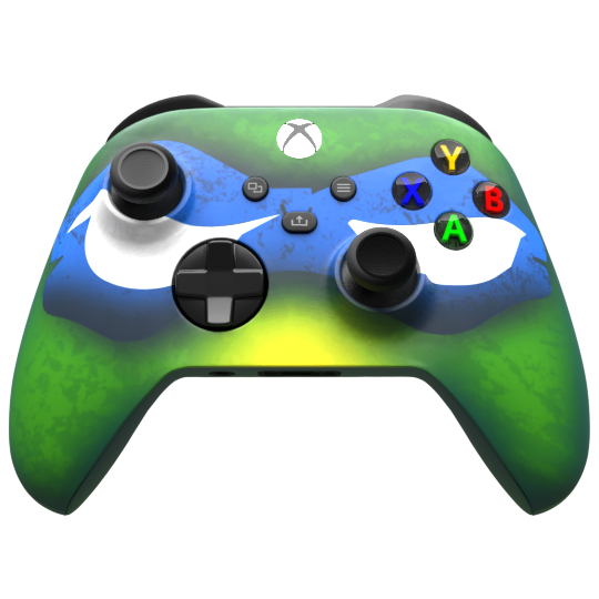 Turtle Power Leo – Xbox Series X | One S – Custom Controller Shell Only – Controller Chaos