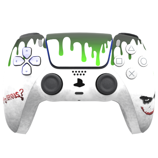 Why So Serious – PS5 – Custom Controller | Controller Chaos