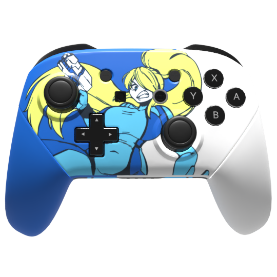 Zero Suit Samus – Nintendo Switch Pro – Custom Smash Controller ...