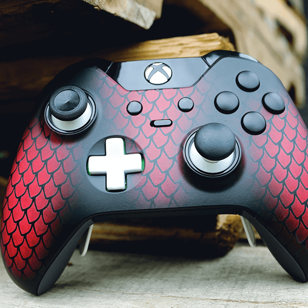 Golden Dragon – PS5 – Custom Controller | Controller Chaos