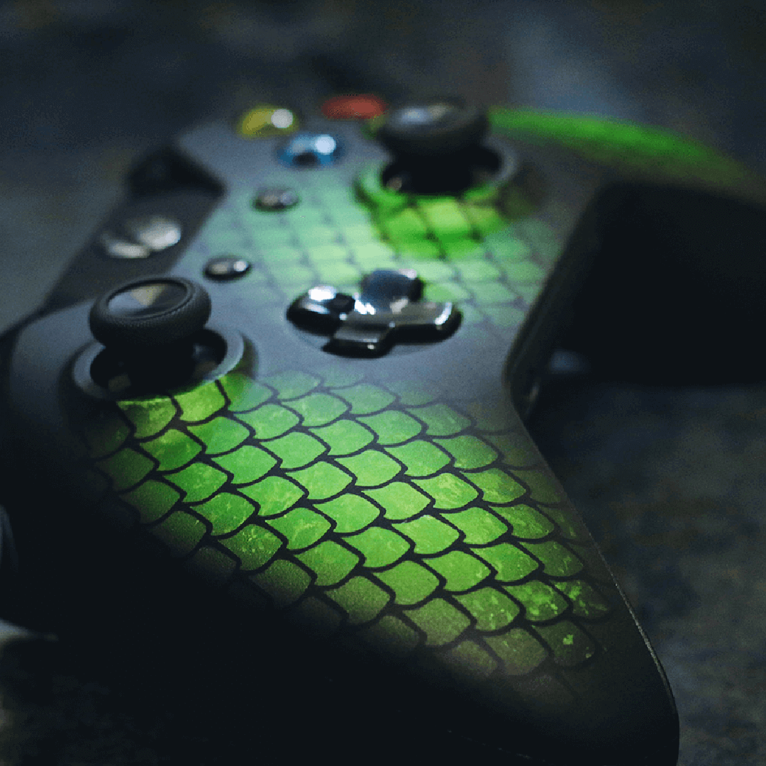 Forest Dragon – PS4 – Custom Controller | Controller Chaos