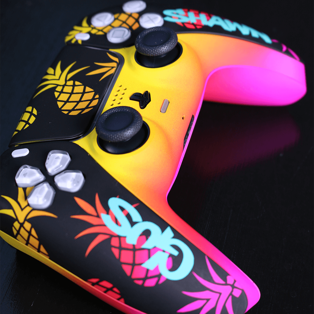Pineapple Express – PS5 – Custom Controller – Controller Chaos
