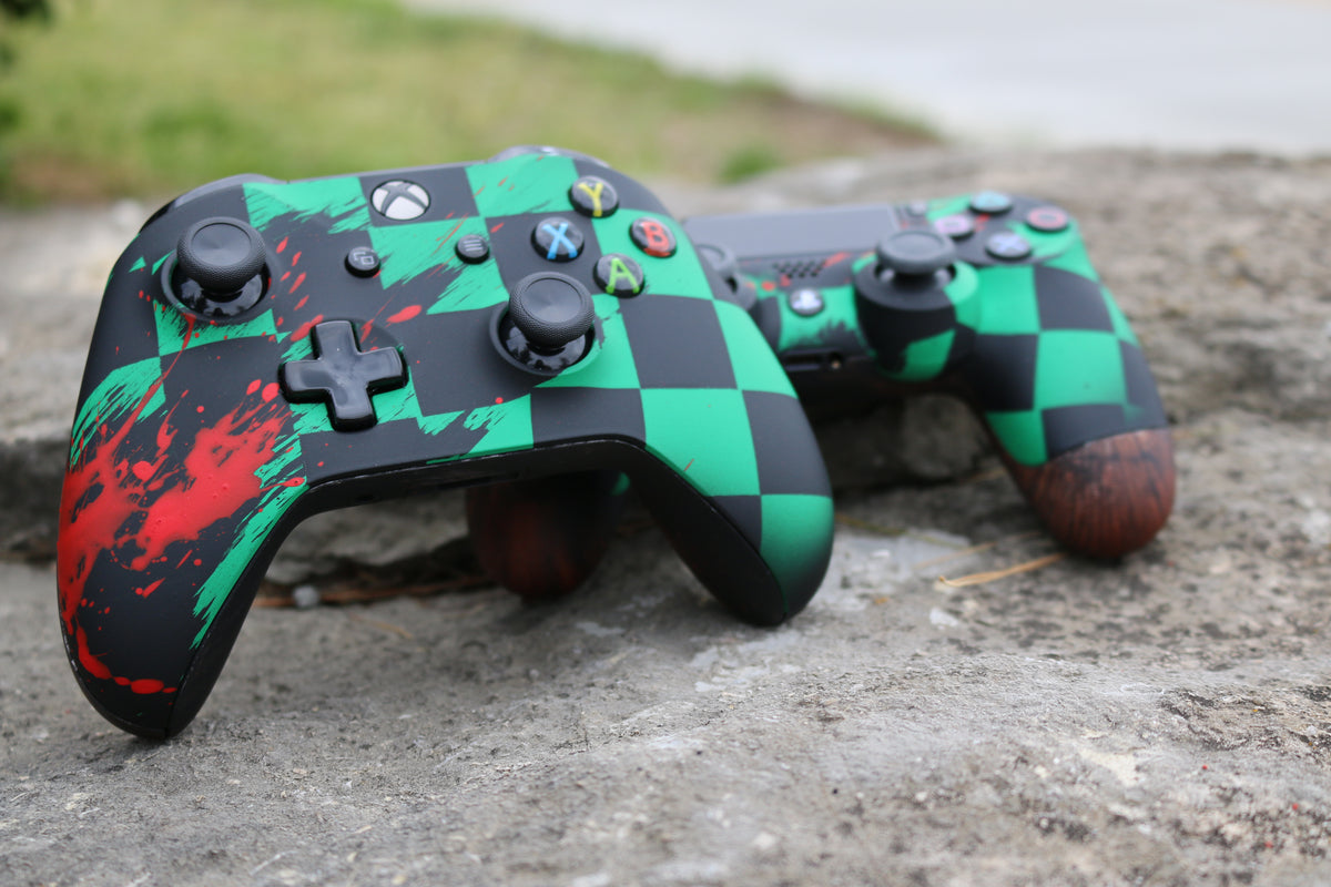 Demon Slayer Tanjiro – PS5 – Custom Controller | Controller Chaos