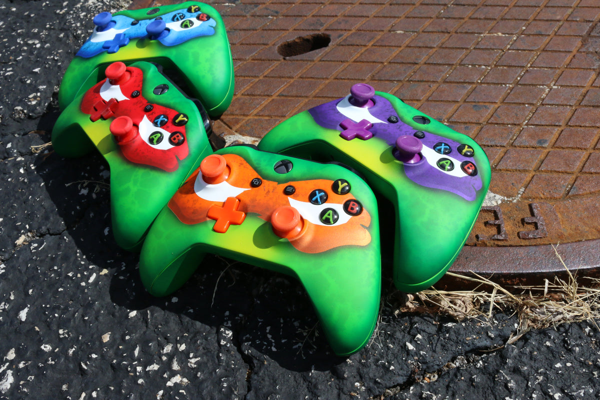 Turtle Power Donnie – Xbox Series X | One S – Custom Controller Shell Only – Controller Chaos