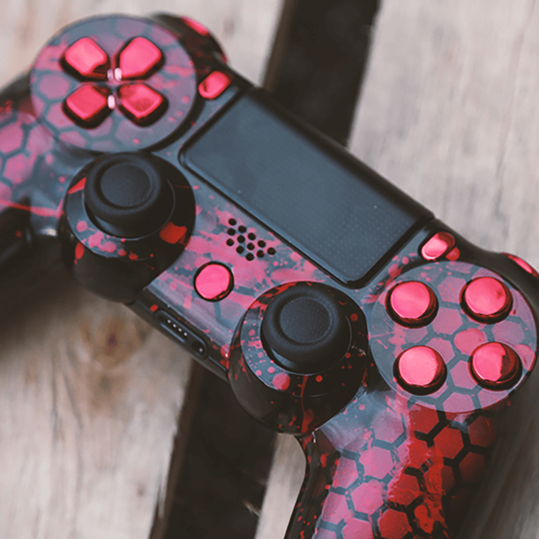 Ruby Hex – Switch Joy-Con – Custom Controller | Controller Chaos