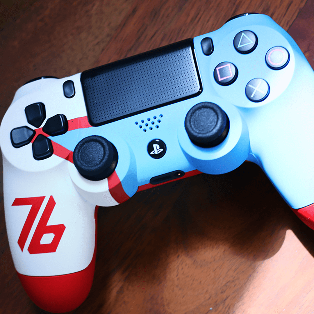 Soldier 76 – PS5 – Overwatch Custom Controller – Controller Chaos