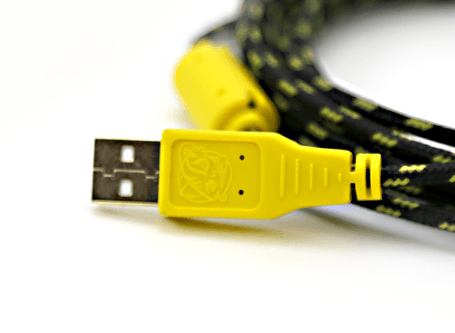 10ft Braided – Micro USB Cable: Yellow | Controller Chaos