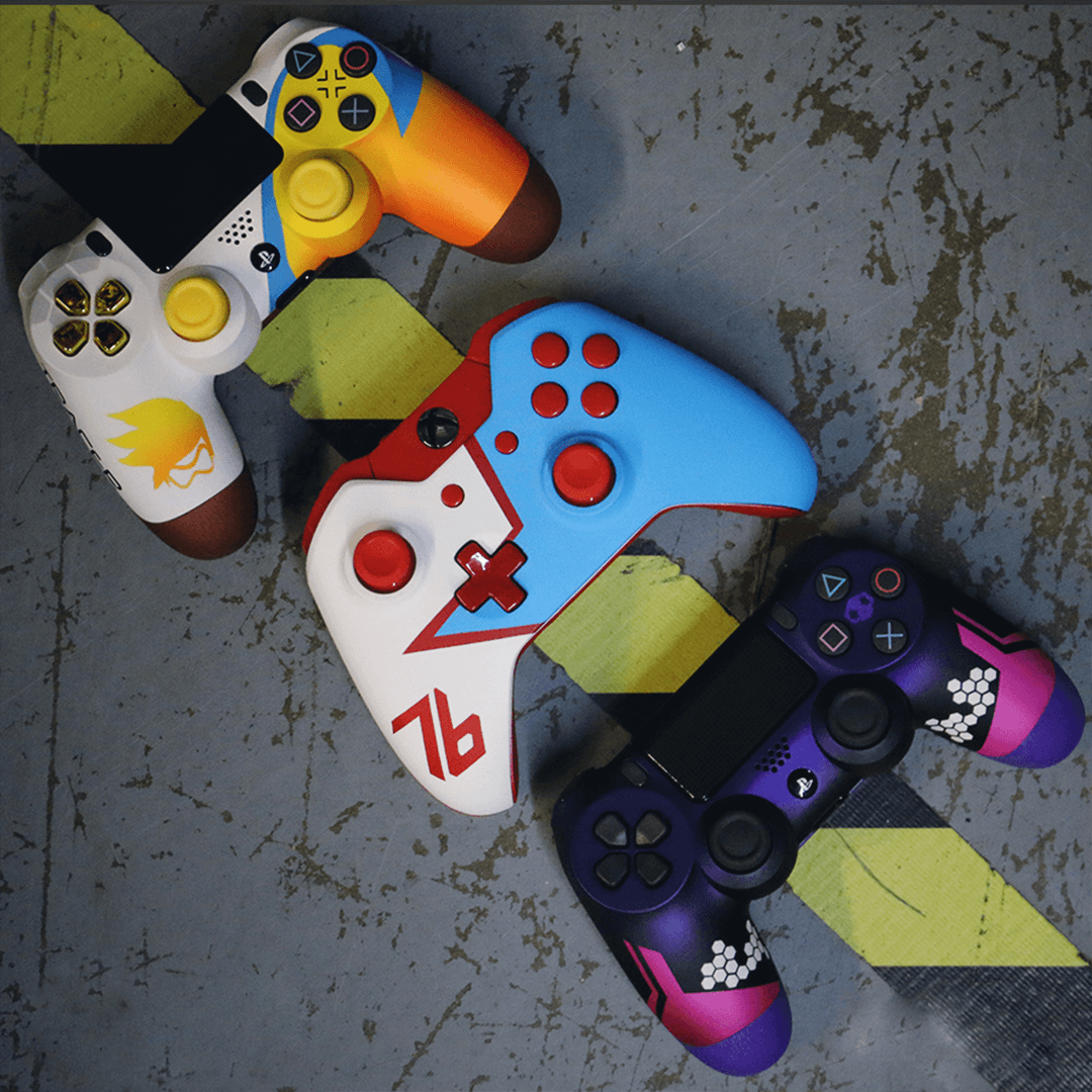 Sombra – PS4 – Overwatch Custom Controller – Controller Chaos