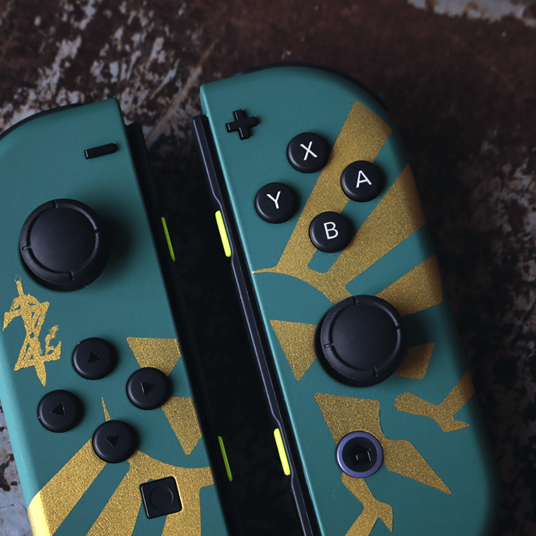 Tri Force – Switch Joy-Con – Custom Controller | Controller Chaos